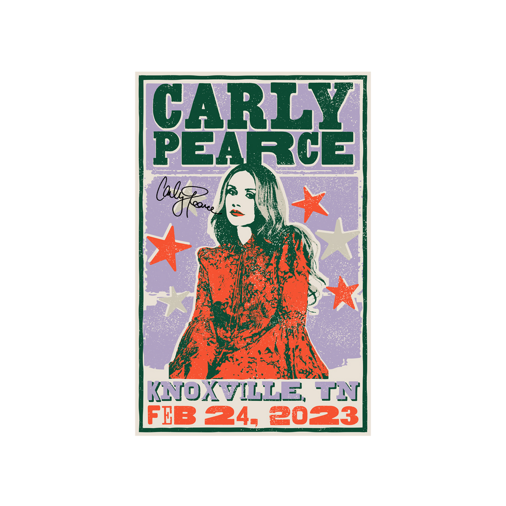 Knoxville Event Poster (Signed) – Carly Pearce