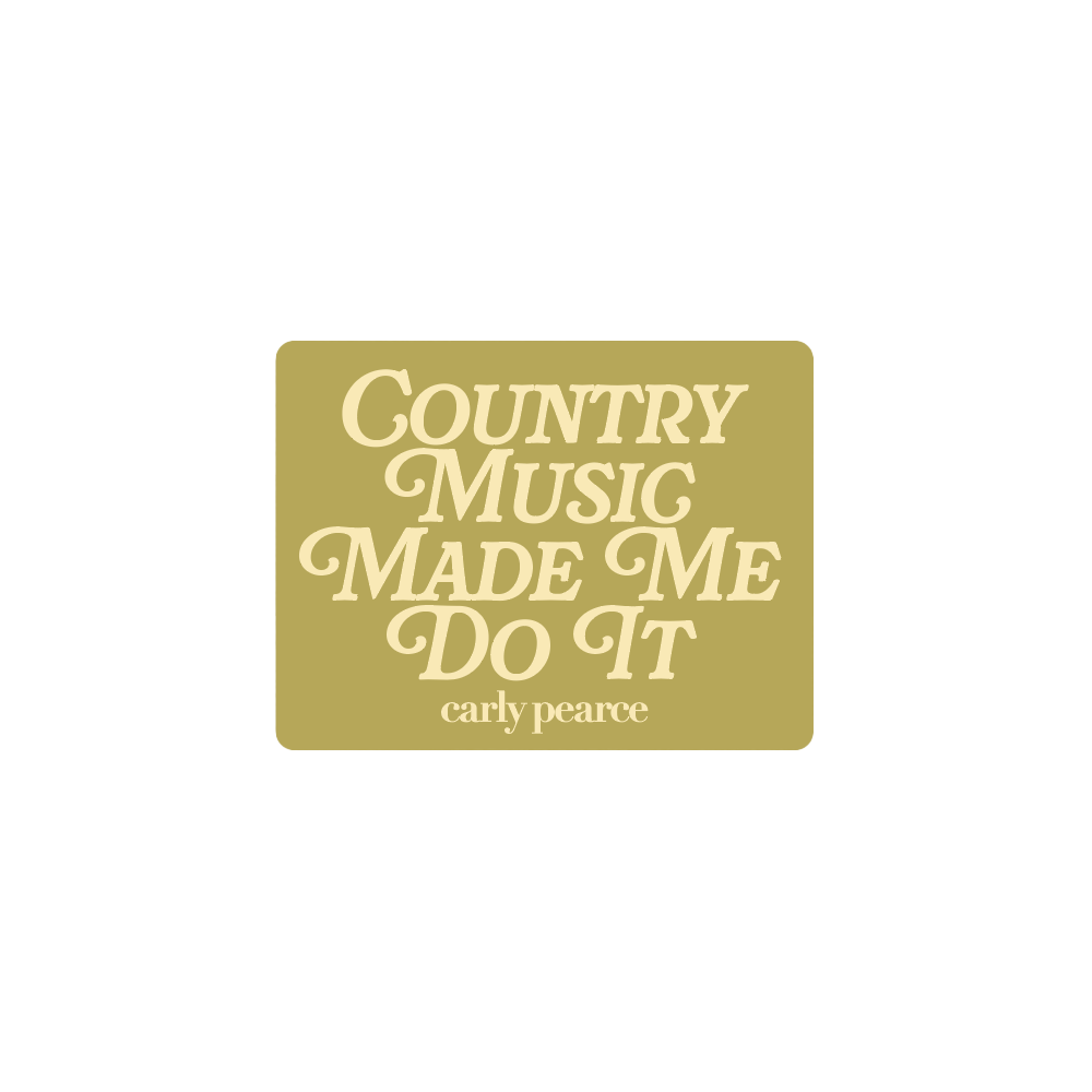 Country Music Sticker – Carly Pearce